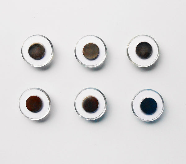 1" Round Glass Magnets | Set of 6 super strong decorative magnets – Sew ...