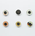 1" Round Glass Magnets | Set of 6 decorative refrigerator magnets – Sew ...