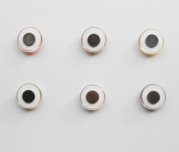 1" Round Glass Magnets | Set of 6 decorative refrigerator magnets – Sew ...