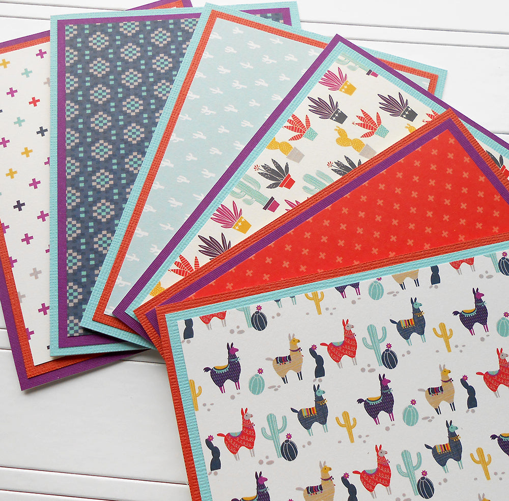 Blank Notecard Set - 6 Different All Occasion Cards – Sew Colorful Designs